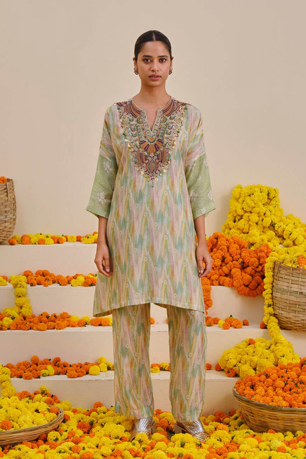 Green Fusion Coord set – Studio East6