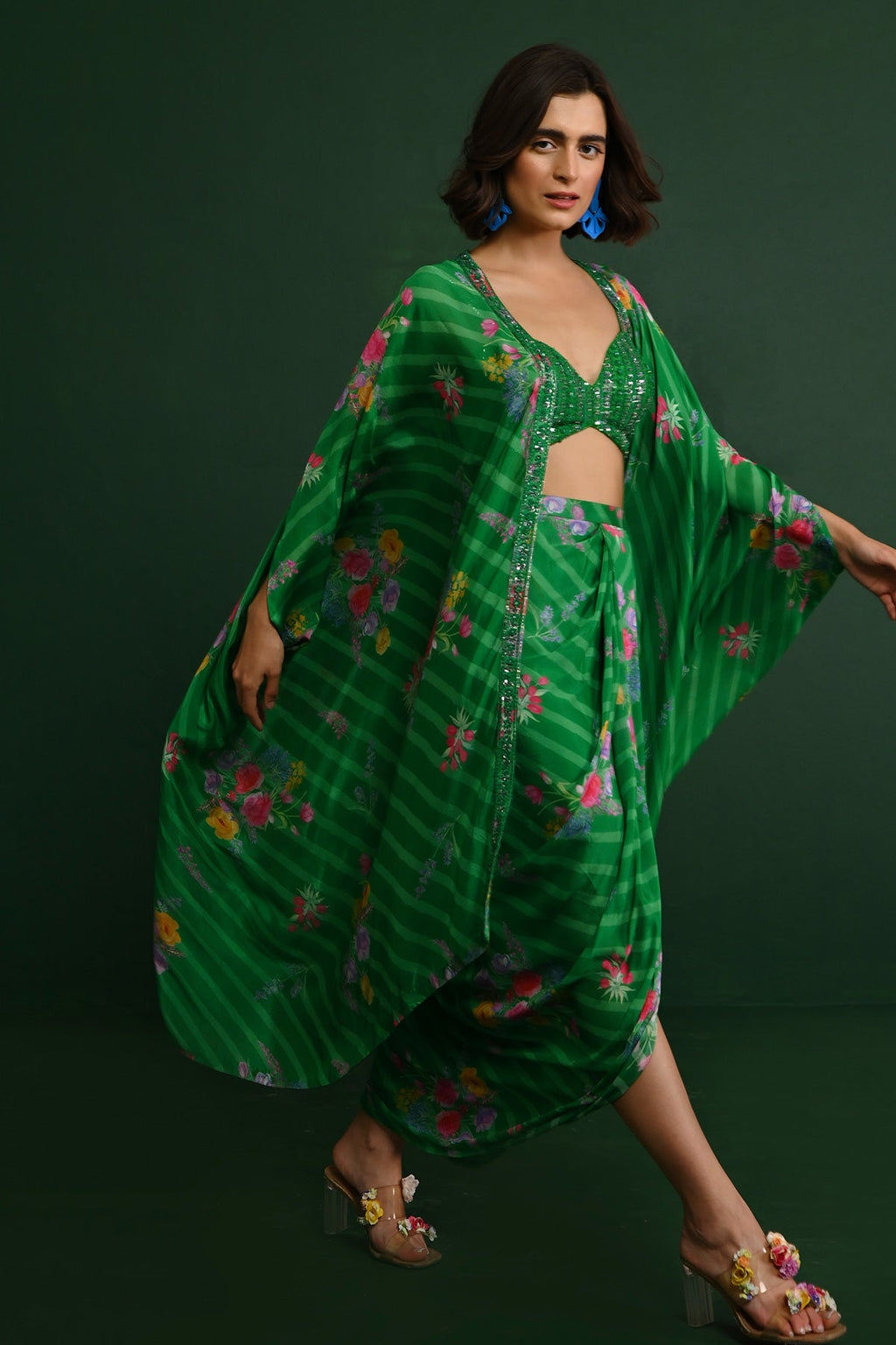 Adele Georgette Drape Skirt Set – Studio East6