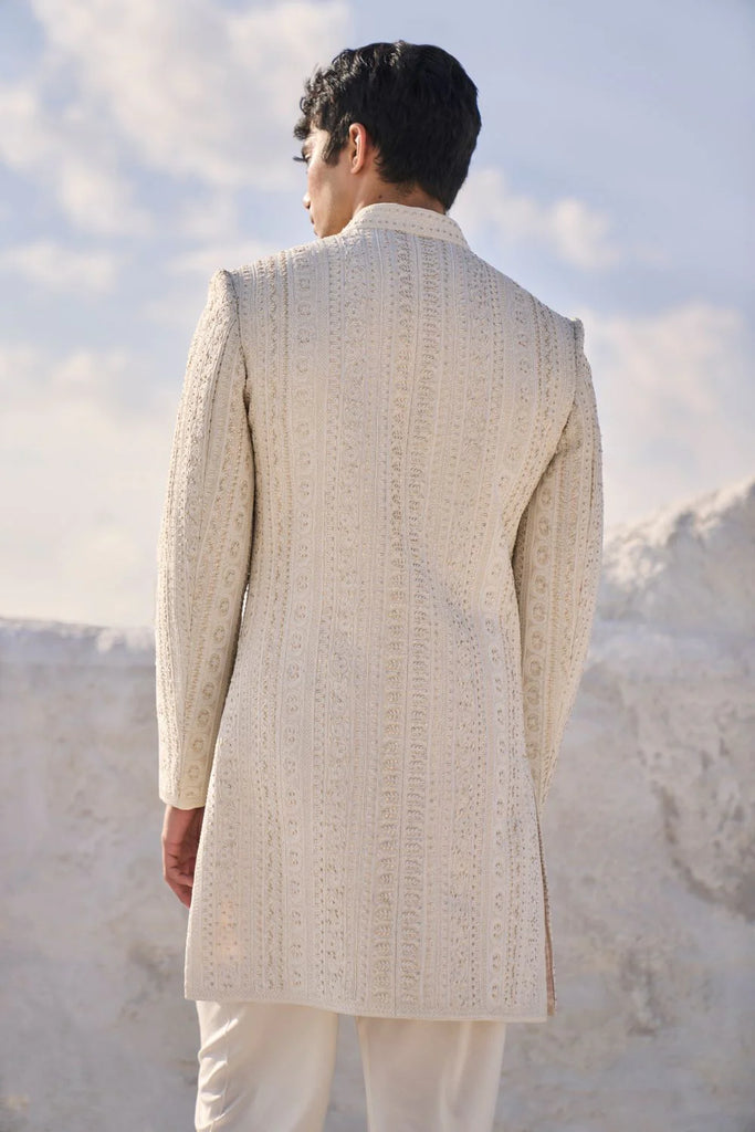 SG Cream Dori Sherwani Set – Studio East6