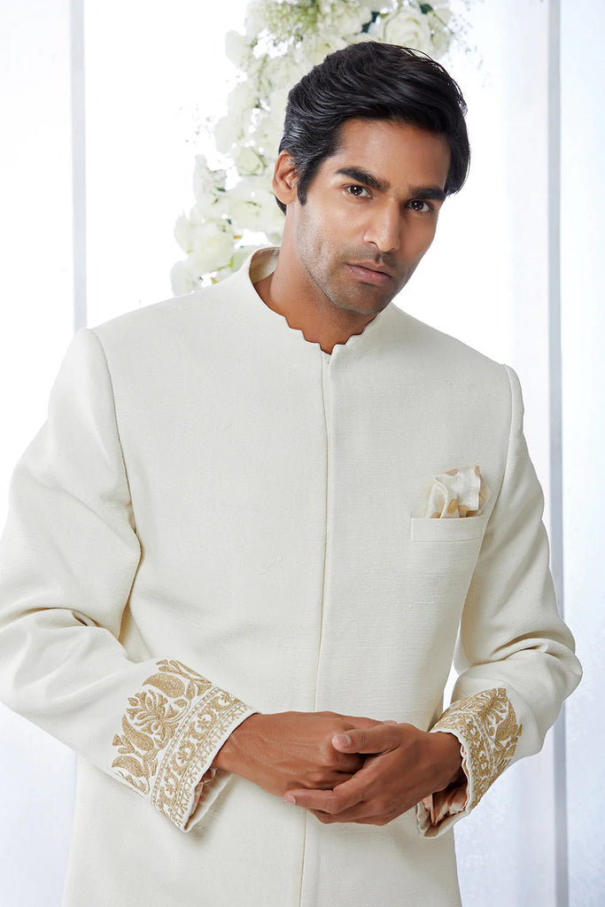 SG Ivory Sherwani Set – Studio East6